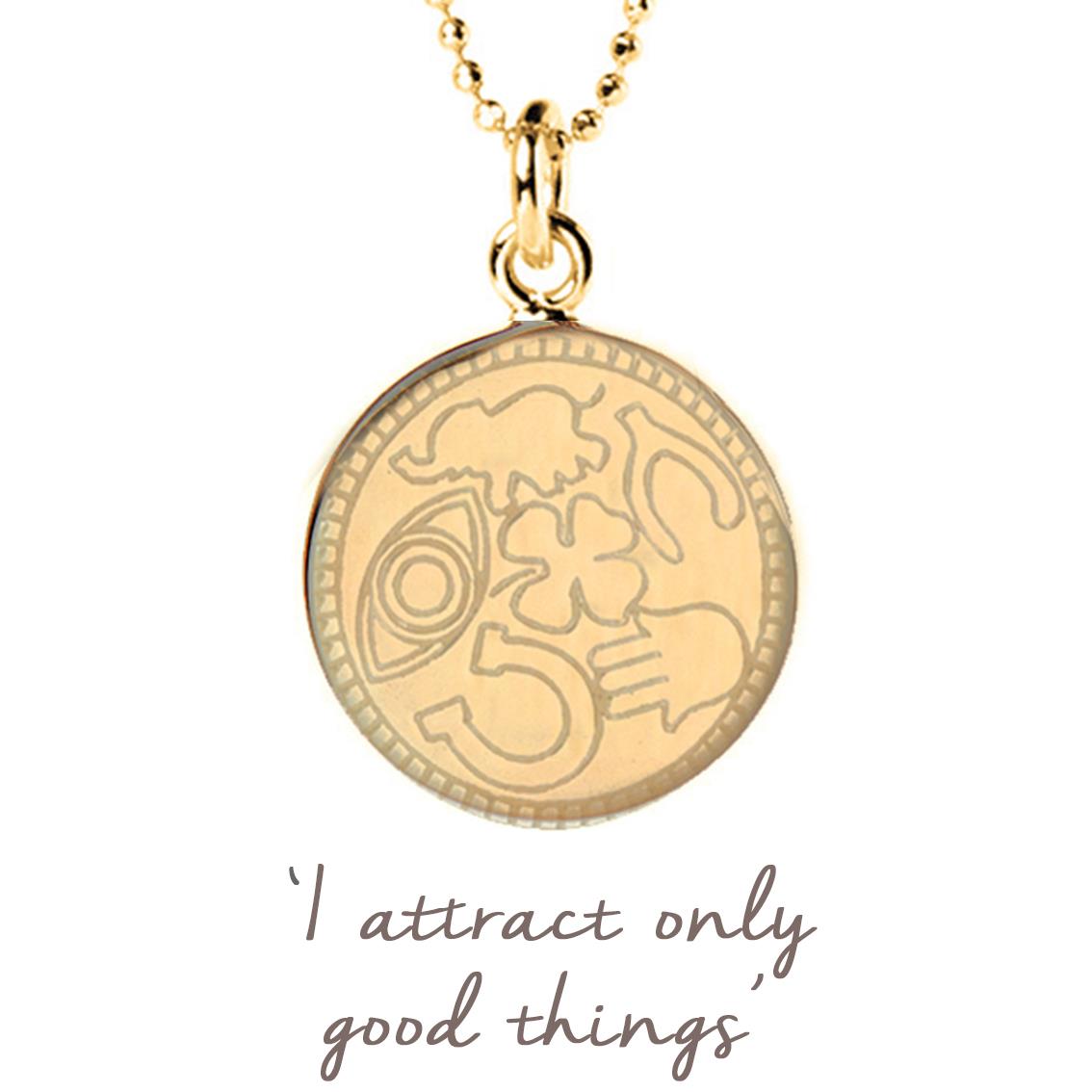 Lucky Symbols Necklace | Luck & Success | Mantra Jewellery